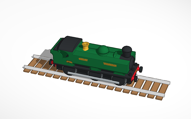3D design OLD GWR Pannier Tank No.5764 - Tinkercad