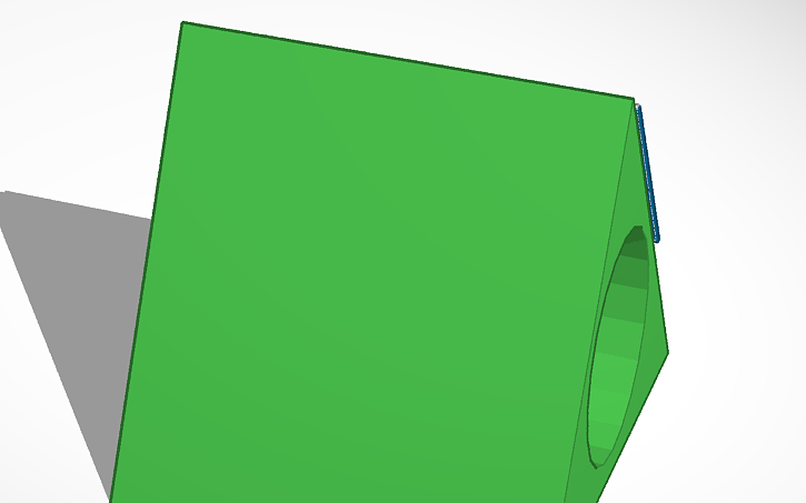 3D design triangle solar panel - Tinkercad