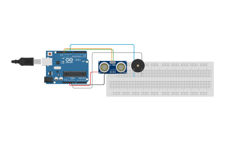 Circuit design easy sensor - Tinkercad