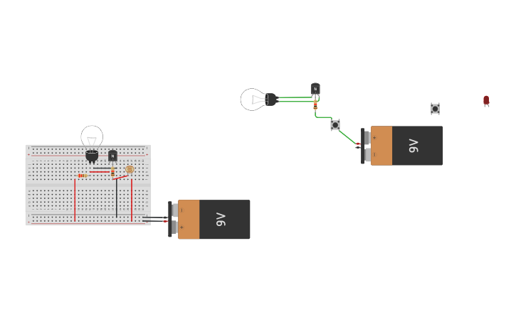 Circuit design Night Activated Light - Tinkercad
