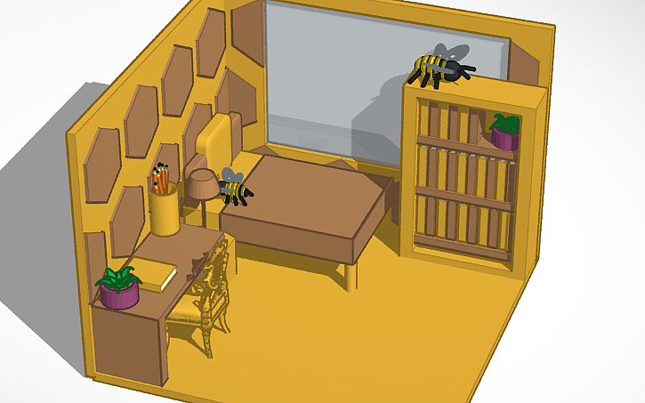 3D design Bee-Bedroom - Tinkercad