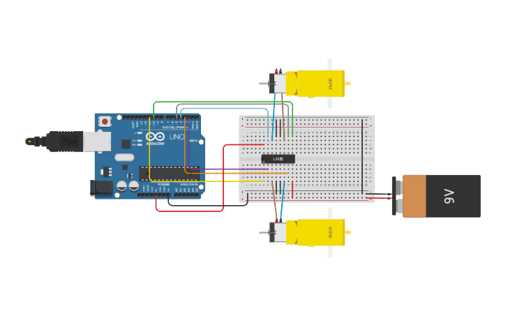 Circuit design Semana 4 - Pratica 7 | Tinkercad