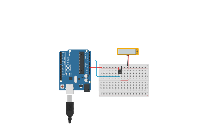 Circuit design TMP 36 - Tinkercad