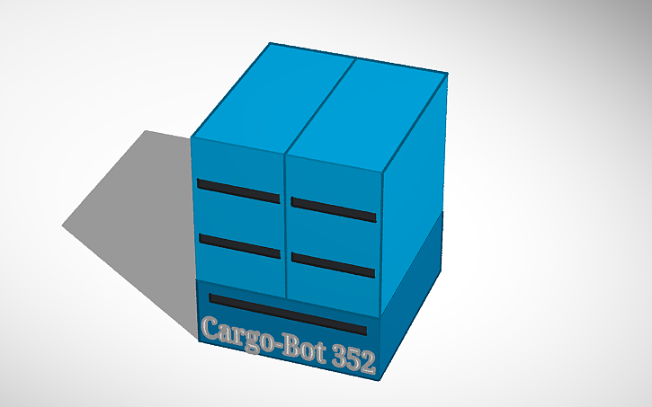3D design sketch bin - Tinkercad