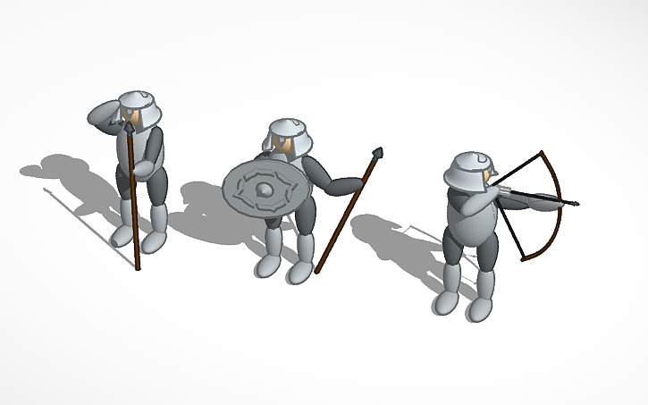 3D design Knights - Tinkercad