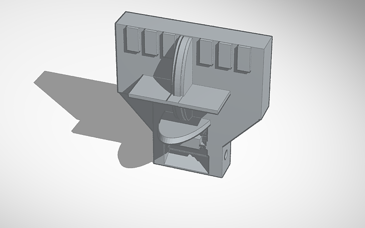 3D design animatronic head part: 1 - Tinkercad