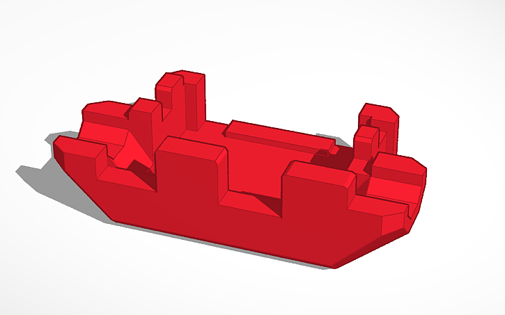 3D design Inline Rocker Switch Housing Low Profile | Tinkercad