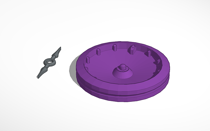 3D design Windswept Compass | Tinkercad