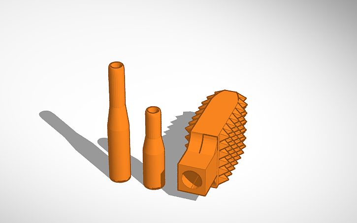 3D design Spikey Back Scratcher for 1/2" dowel or 1/4" adapter and ...