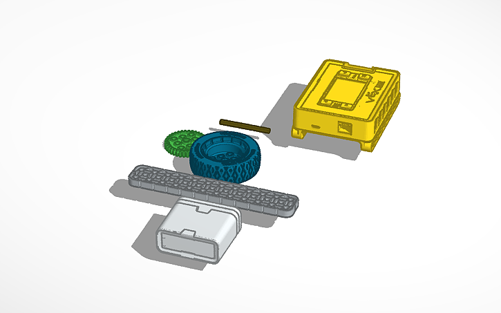 3D design Piezas VEX IQ ROBOTICS - Tinkercad