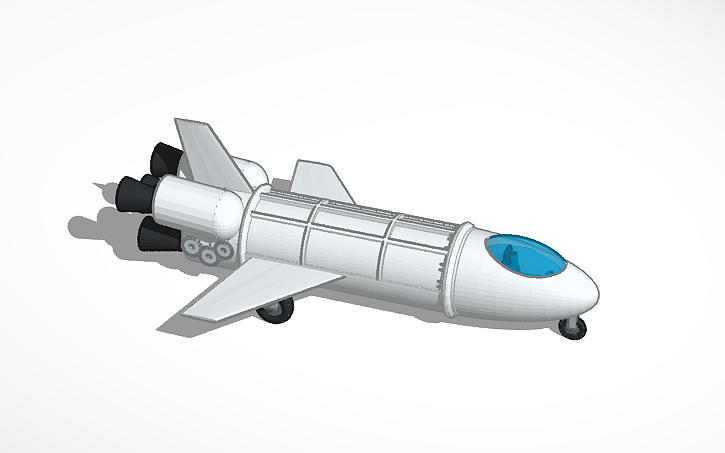 3D design Spaceship Toy | Tinkercad
