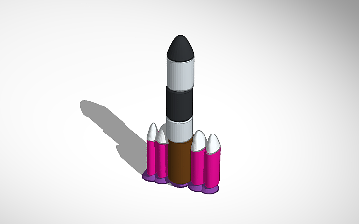 3D design MY ROCKET - Tinkercad