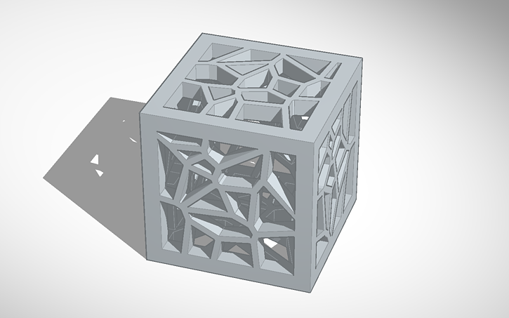 3D design Porous Container 1 - Tinkercad