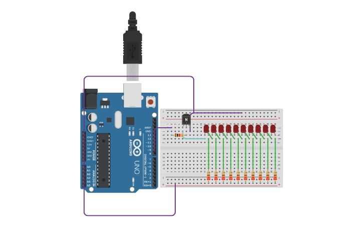 Circuit Design Copy Of Пр8 задание 5 2 Tinkercad
