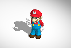 3D design MARIO!!!!!!!! | Tinkercad