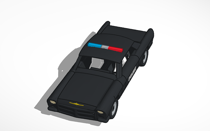 3D design Police Car - Tinkercad