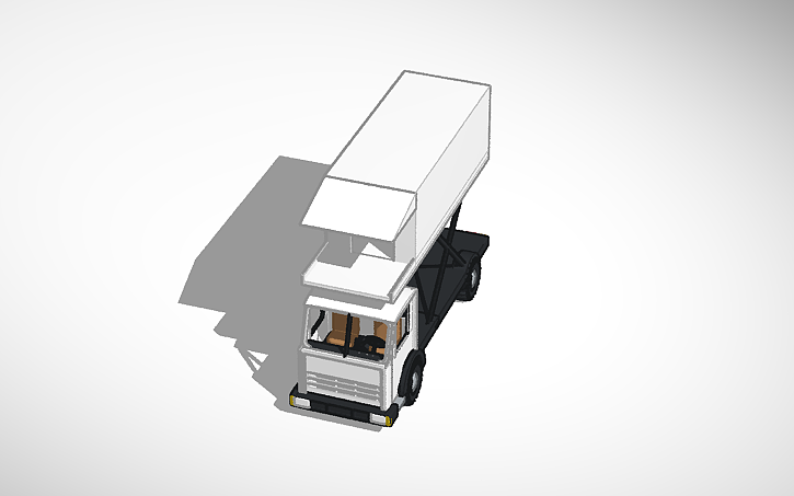 3D design Airport food Catering Truck - Tinkercad
