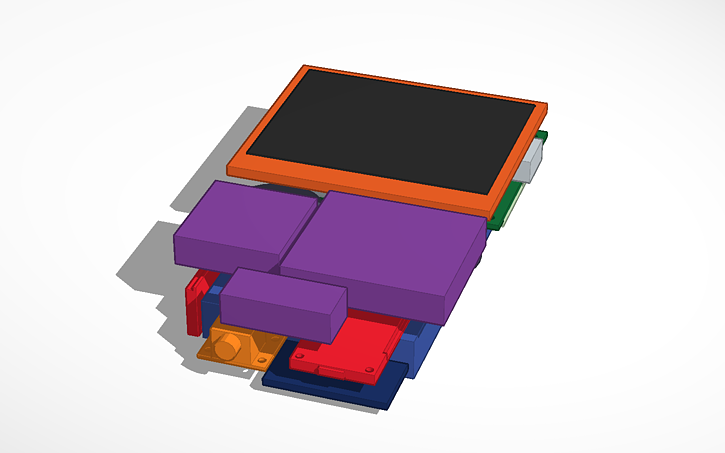 3D design Portable Game Console - Tinkercad