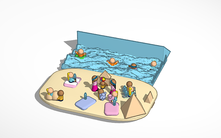 3D design bEACH - Tinkercad