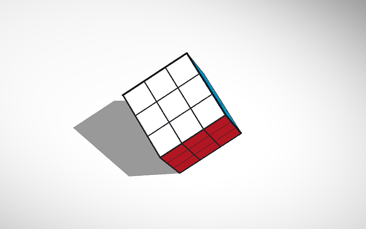 3D design rubix cube - Tinkercad