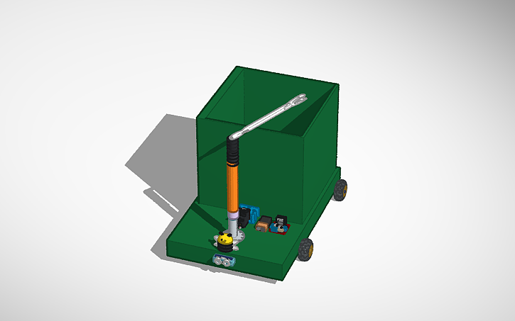 3D design Trash Tardis - Tinkercad