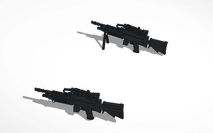 3D design M249 - Tinkercad
