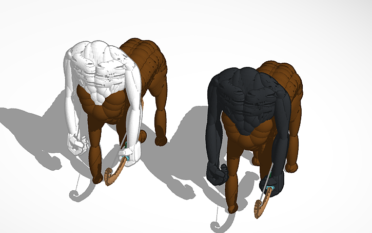 3D design centaur(knight) | Tinkercad