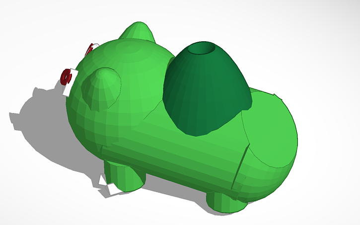 3D design Bulbasaur | Tinkercad