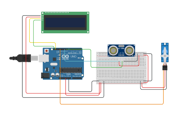 Circuit design Arduino 6 - sensor de movimiento - Tinkercad