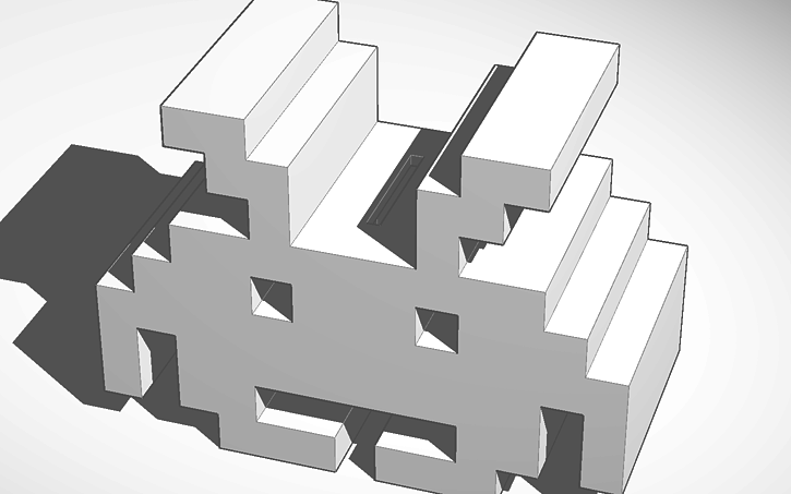 3D design Invaders hucha | Tinkercad