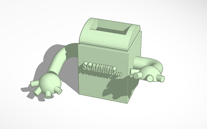 3D design Zaine's Automatic Dustbin - Tinkercad
