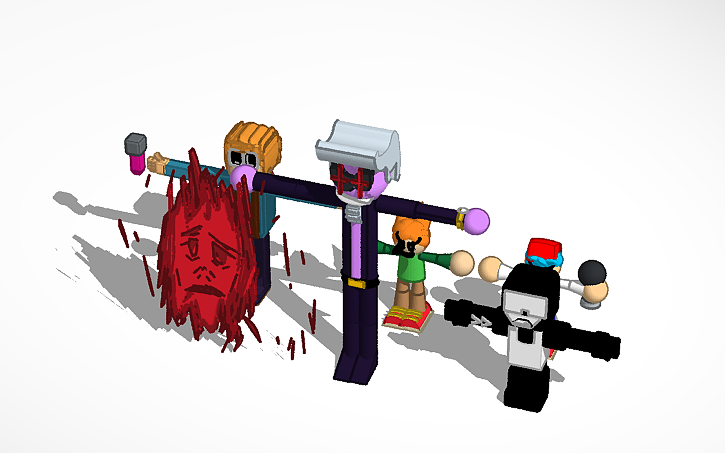 3D design Fnf rigs | Tinkercad