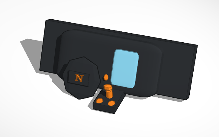 3D design car dashboard - Tinkercad
