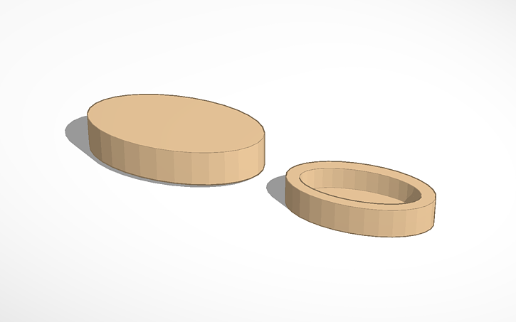3D design cherry wood box larger | Tinkercad