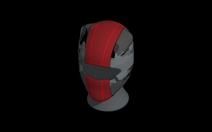3D design Clancy Mask - Tinkercad