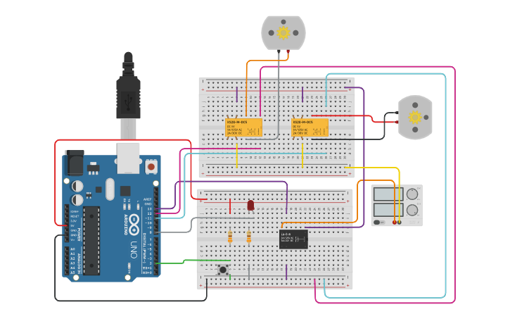 Circuit design DD1 - Tinkercad