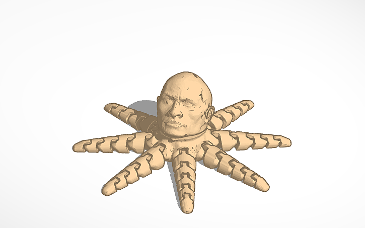 3D design the rock-topus - Tinkercad