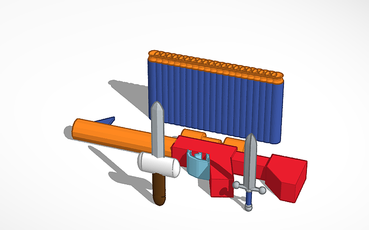 3D design arms - Tinkercad
