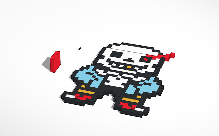 3D design Sans The Skeleton - Tinkercad