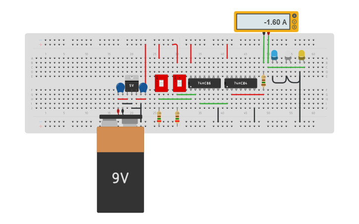 Circuit design Porta Lógica Ex-NOR | Tinkercad