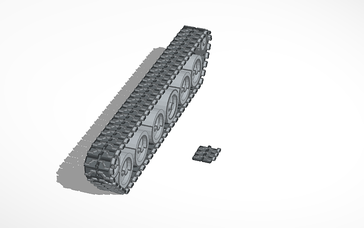 3D design Track links (Made by Rio) - Tinkercad