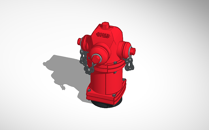 3D design Copy of Fire Hydrant | Tinkercad