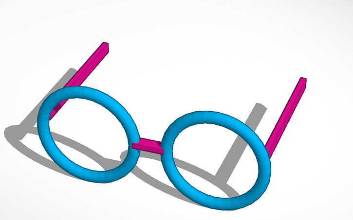 3D design glasses | Tinkercad