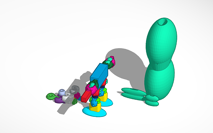 3D design Action figure - Tinkercad