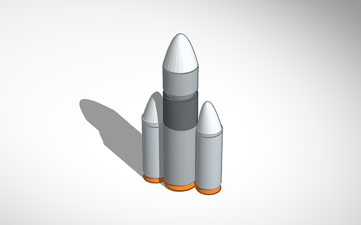 3D design Satellite launch vehicle | Tinkercad