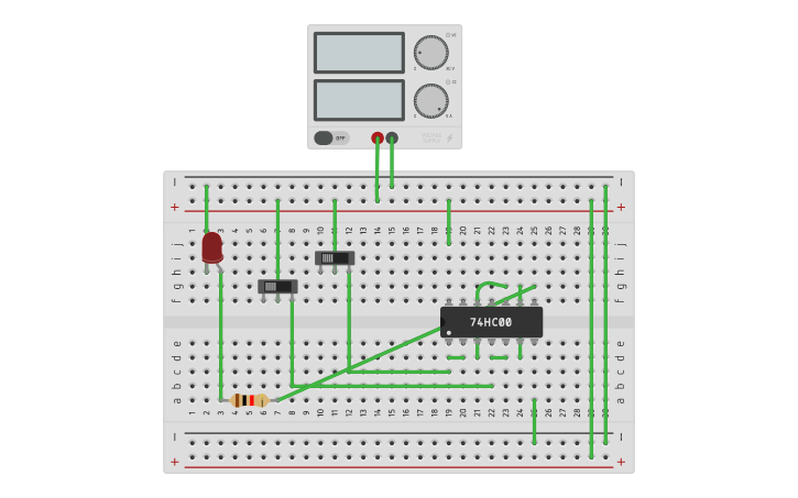 Circuit Design Or Gate Using Nand Gate Tinkercad