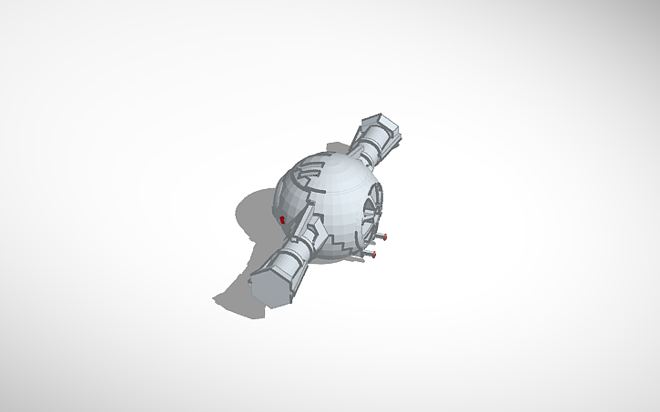 3D design SPACE CRAFT - Tinkercad