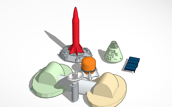 3D design moon 2 | Tinkercad