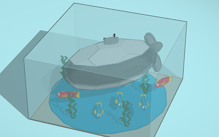 3D design Submarine Habitat - Tinkercad