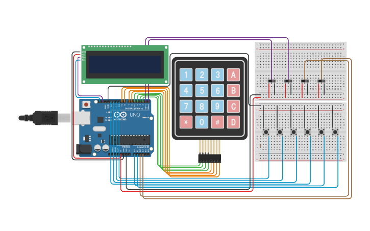 Circuit Design Access Control System Tinkercad